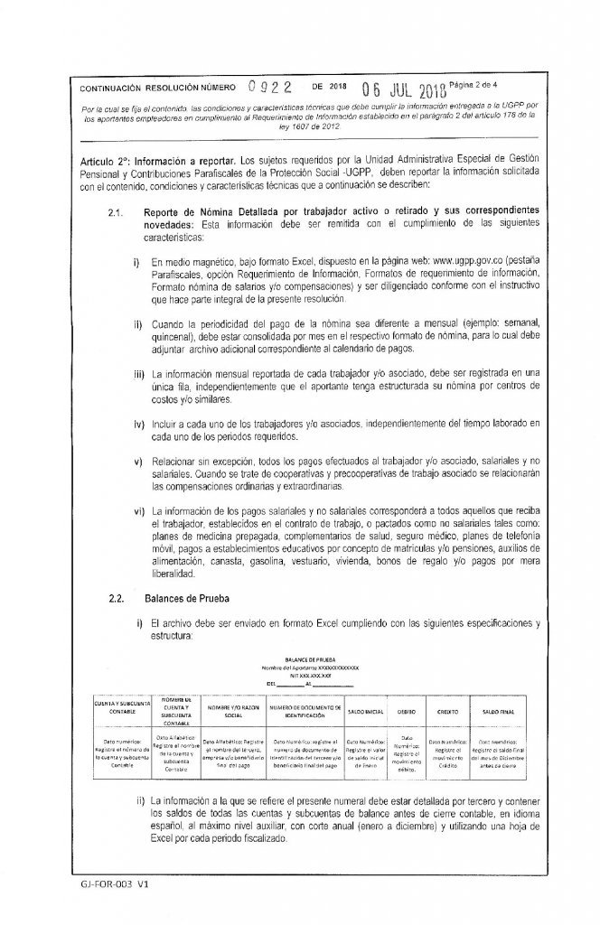 Resolución-Gestión Pensional y Contribuciones Parafiscales de la ...